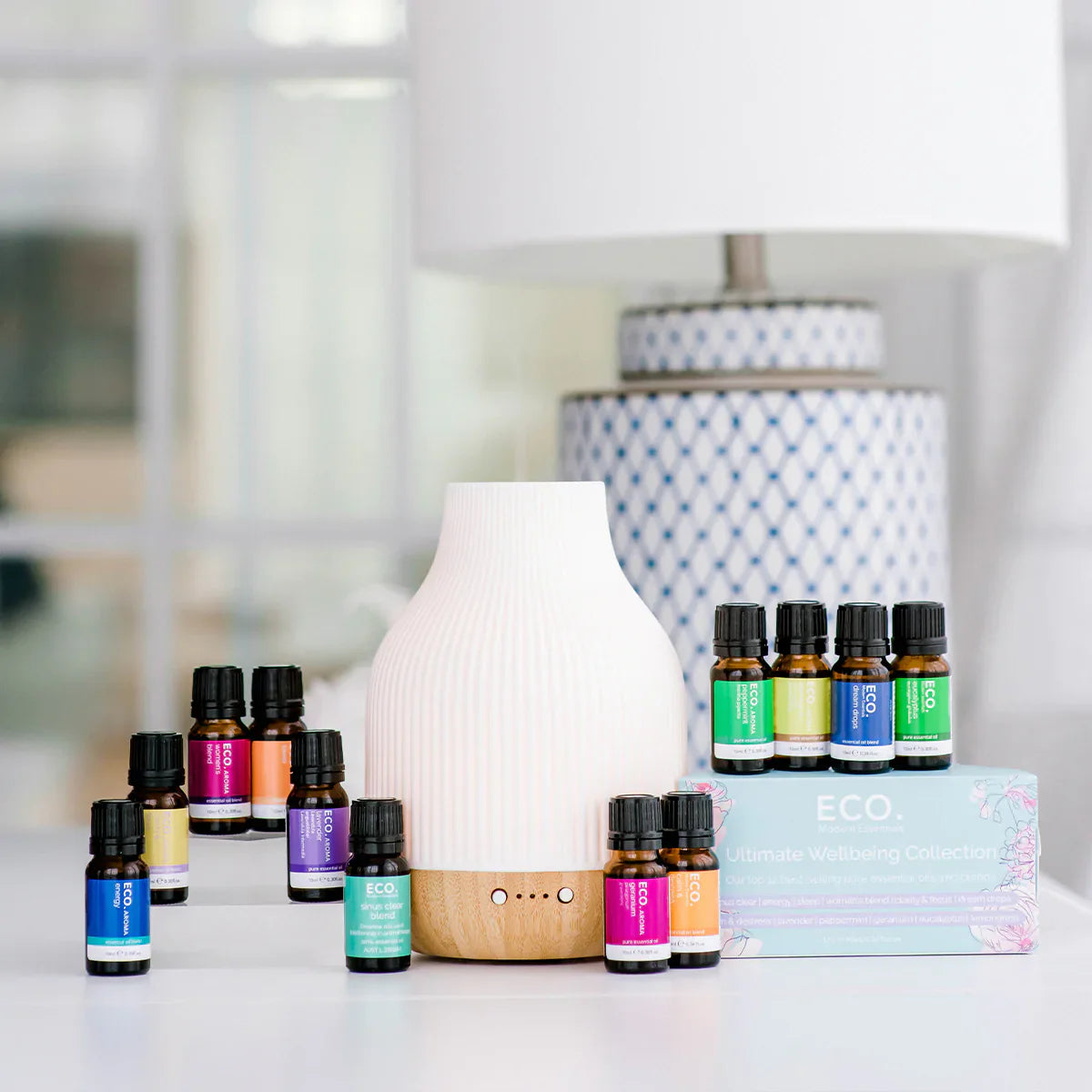 Eco Aroma Essential Oil Collection - Ultimate Wellbeing (12 Pack) – PeriodShop