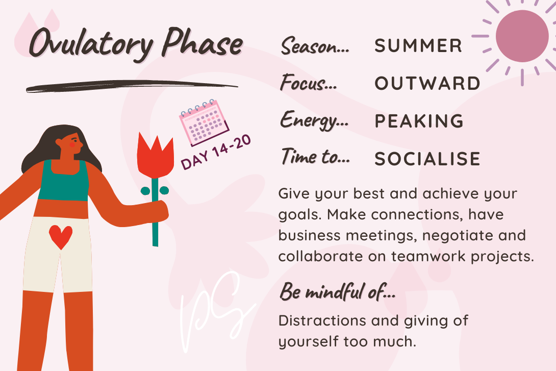 The Ovulatory Phase: Embodying Fertility & Vitality – PeriodShop