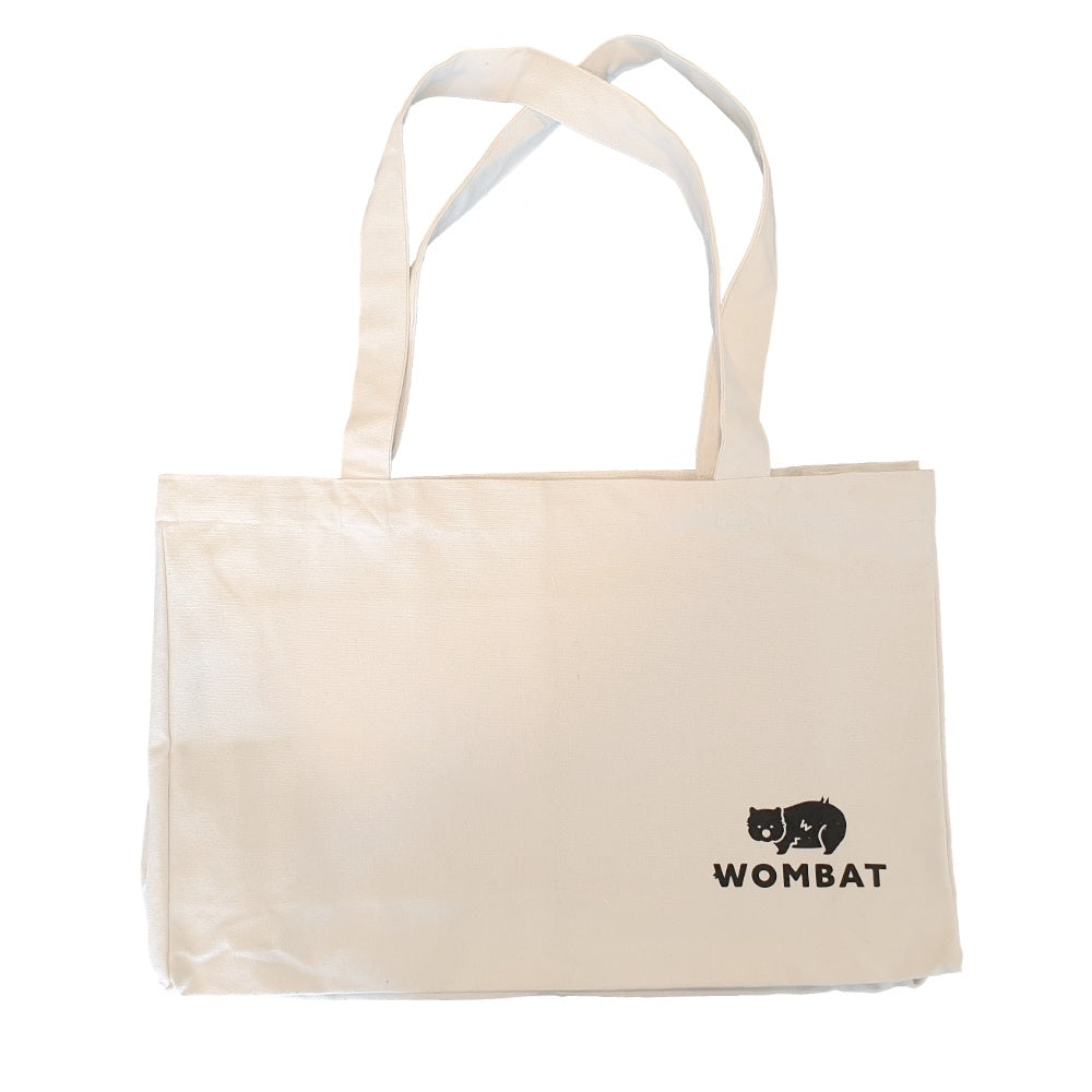Wombat Reusable Canvas Shopping Bag – PeriodShop