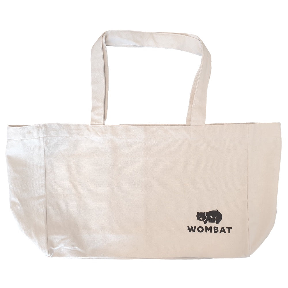 Wombat Reusable Canvas Shopping Bag – PeriodShop