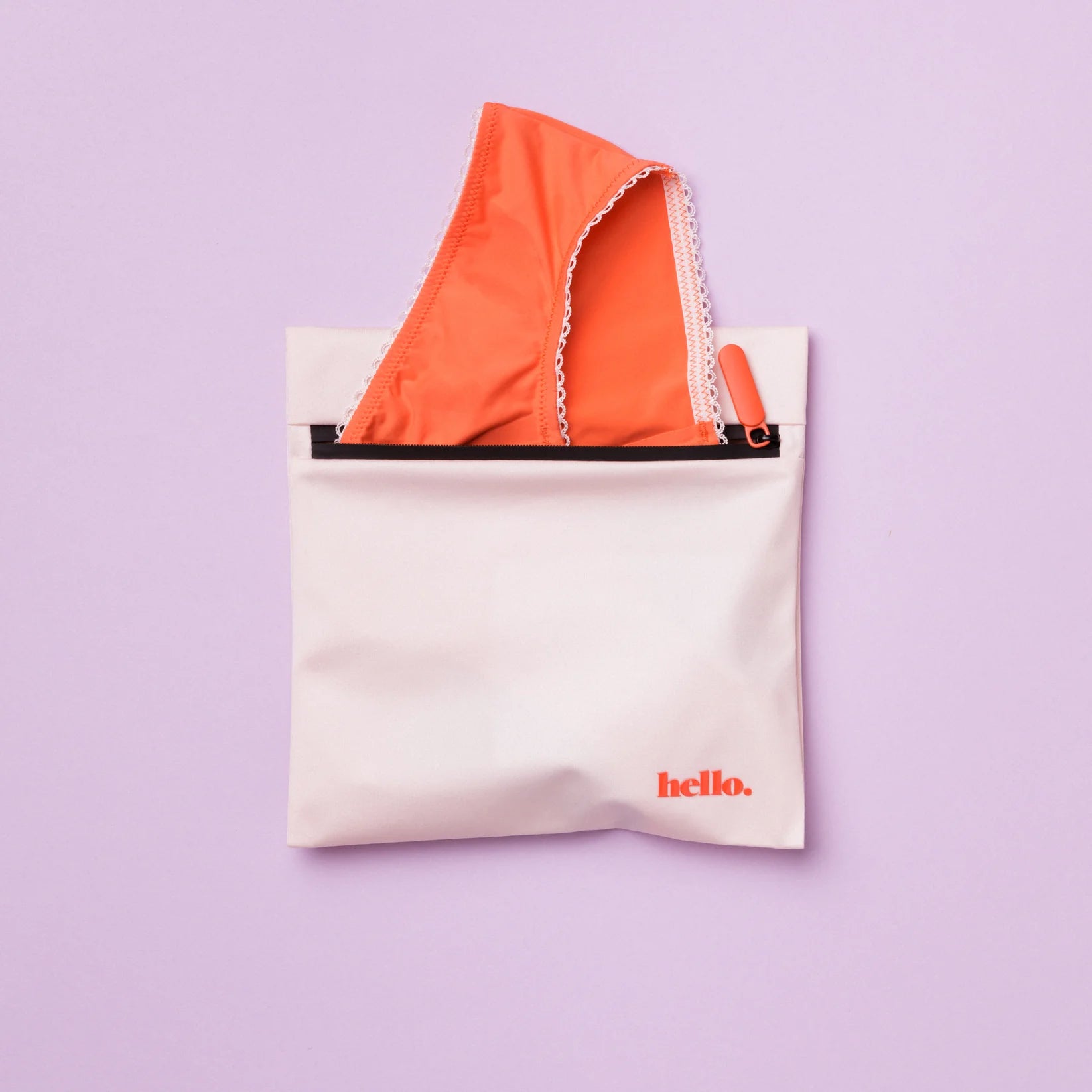 Hello Waterproof Period Wet Bag - Pink – PeriodShop
