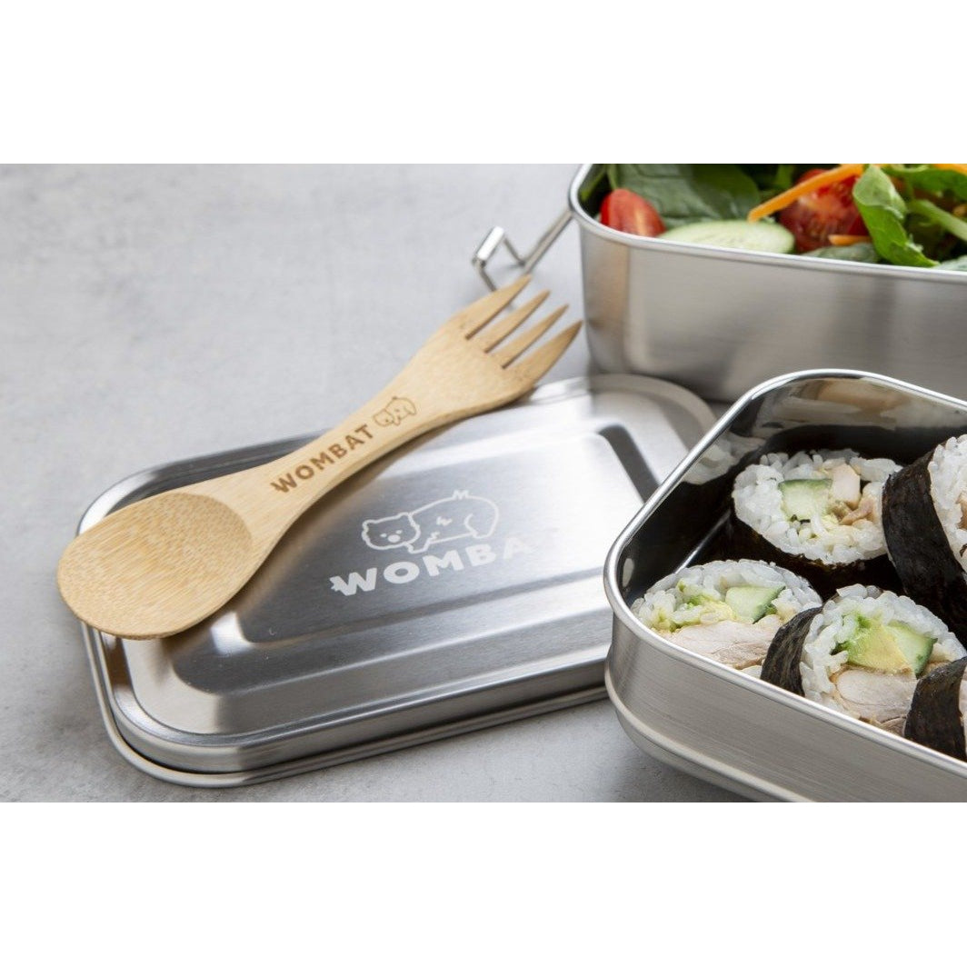 Wombat Reusable Travel Bamboo Spork – PeriodShop