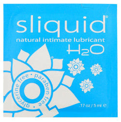 Sliquid H2O Natural Water-Based Intimate Lubricant Sachet (5ml ...