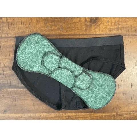 Gladrags Reusable Cotton Cloth Pad - Night (1 Pad, 2 Inserts) - Wildfl ...