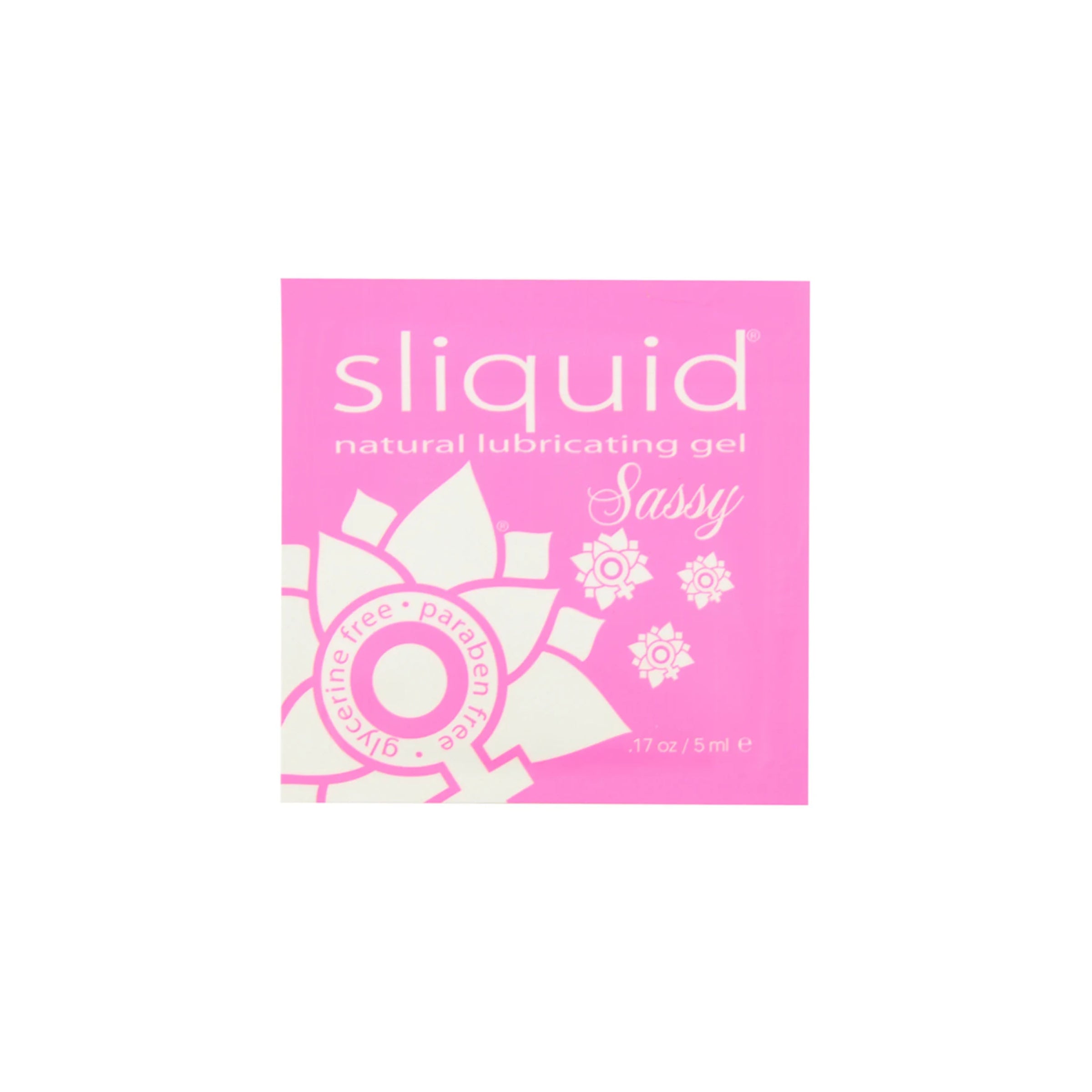 Sliquid Sassy Water-Based Natural Intimate Lubricant Sachet (5ml ...
