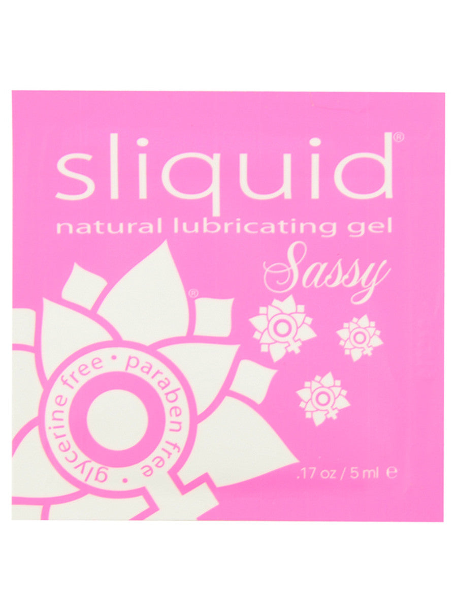 Sliquid Sassy Water-Based Natural Intimate Lubricant Sachet (5ml ...