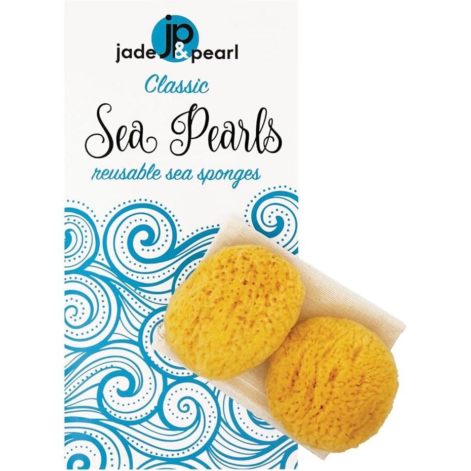 Jade & Pearl Reusable Sea Pearl Classic Menstrual Sponge - Small (2 Pa ...