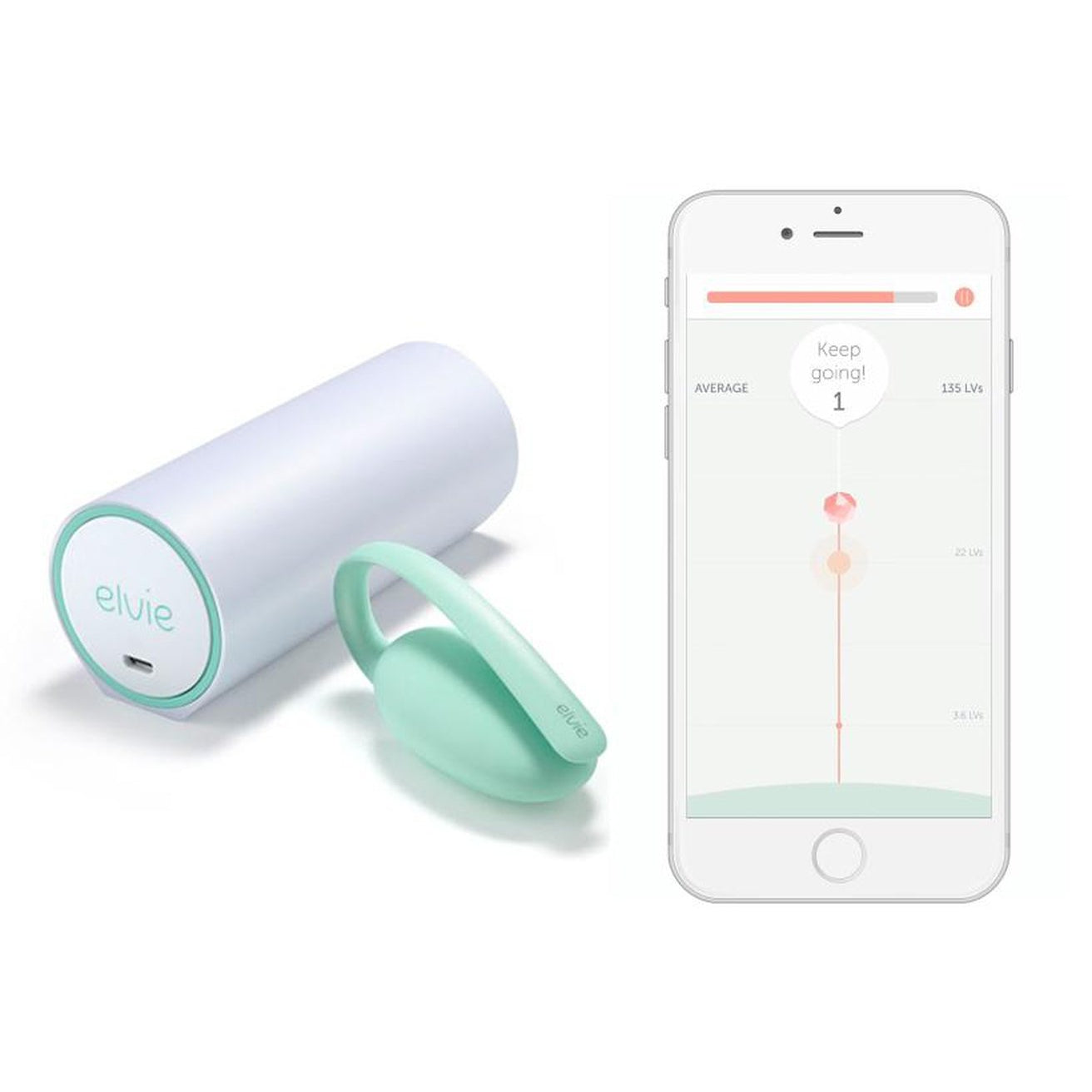 Elvie Smart Kegel Pelvic Floor Exerciser & Tracker (App Controlled ...