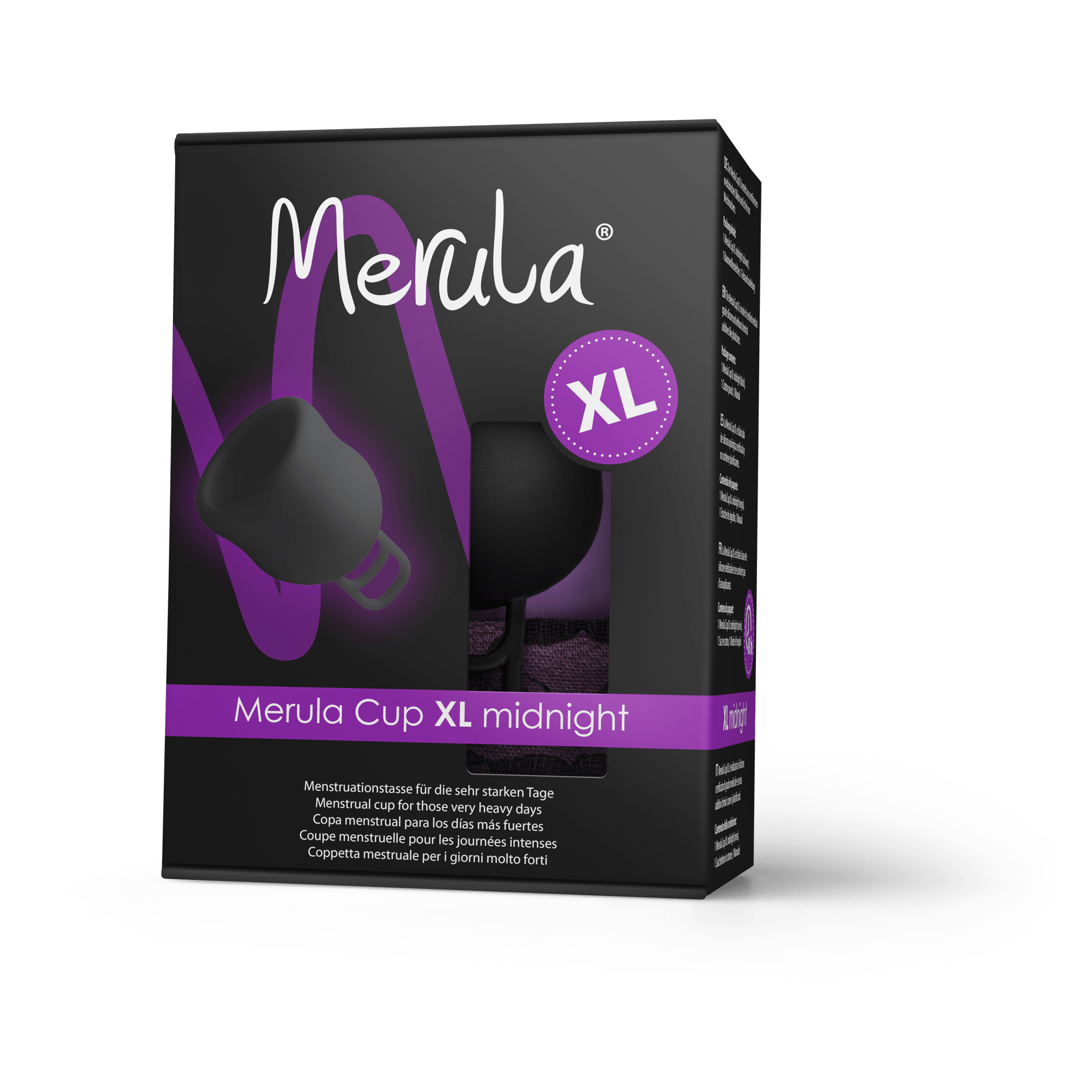 Merula Menstrual Cup XL - Midnight (Black) – PeriodShop